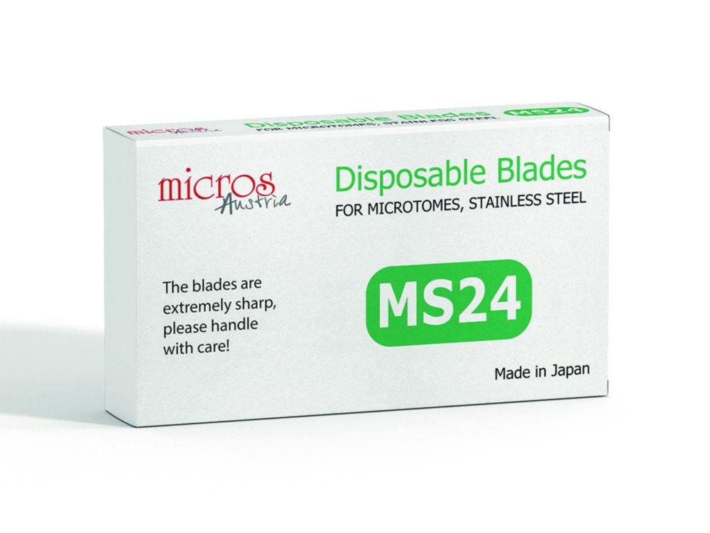 Micros Microtome Blades MS24 Low Profile 80mm for Hard Tissues ...